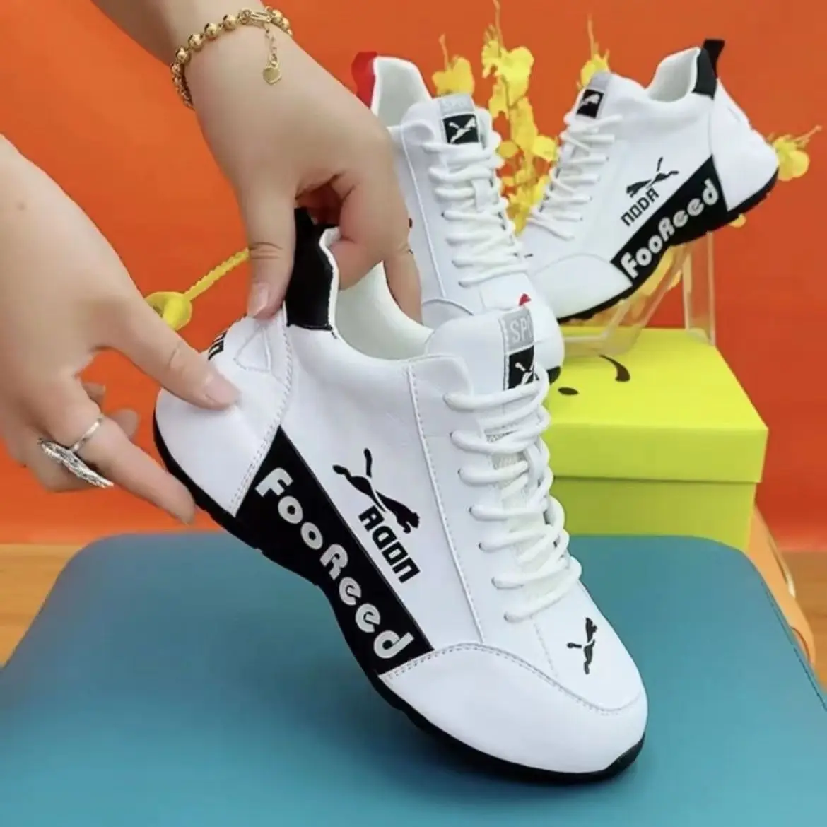 Inner Heightener Shoes Men's Leather Korean Version Casual Shoes Men's ...