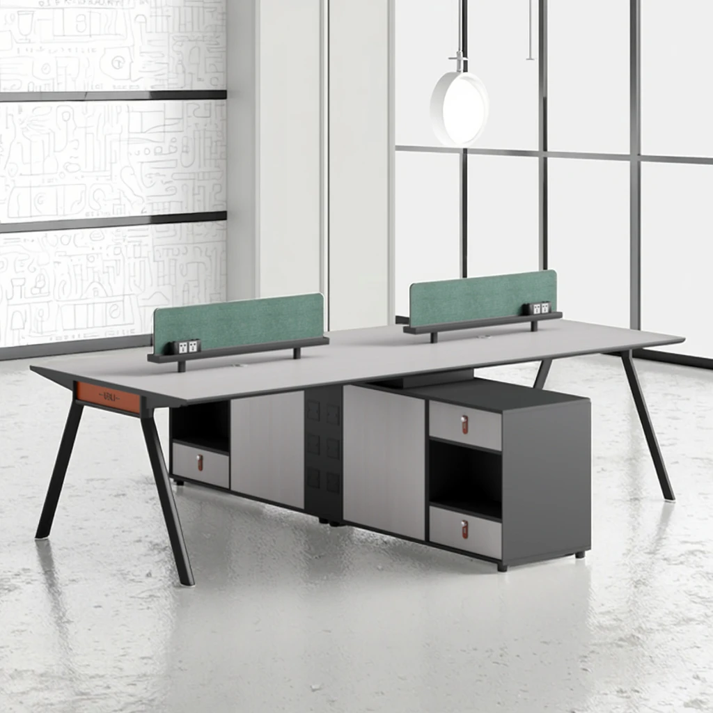 Executive Cubicle Office Partitions Table Modern Office Furniture ...
