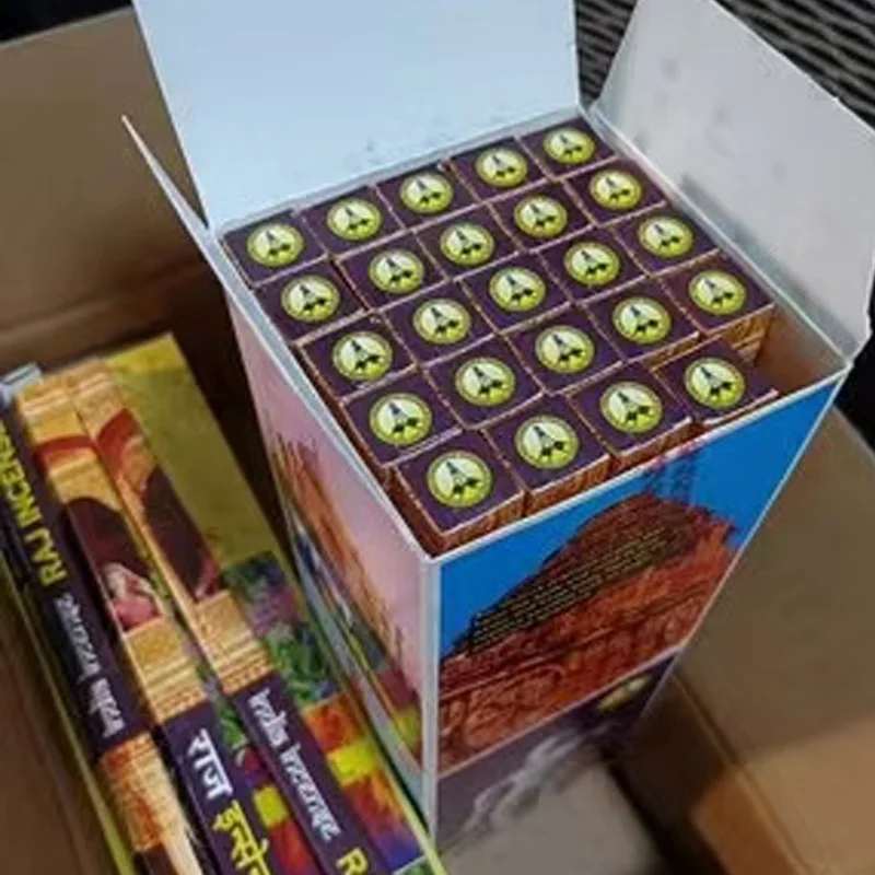 20 Pcs India Handmade Buddha Aromatic Incense 40 Mixed Ambergris White ...