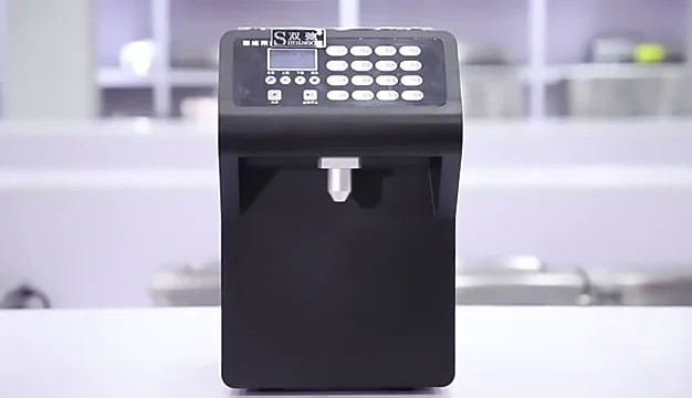 Bubble Tea Sugar Dispenser 7.5l Fructose Quantitative Machine 16 Grid ...