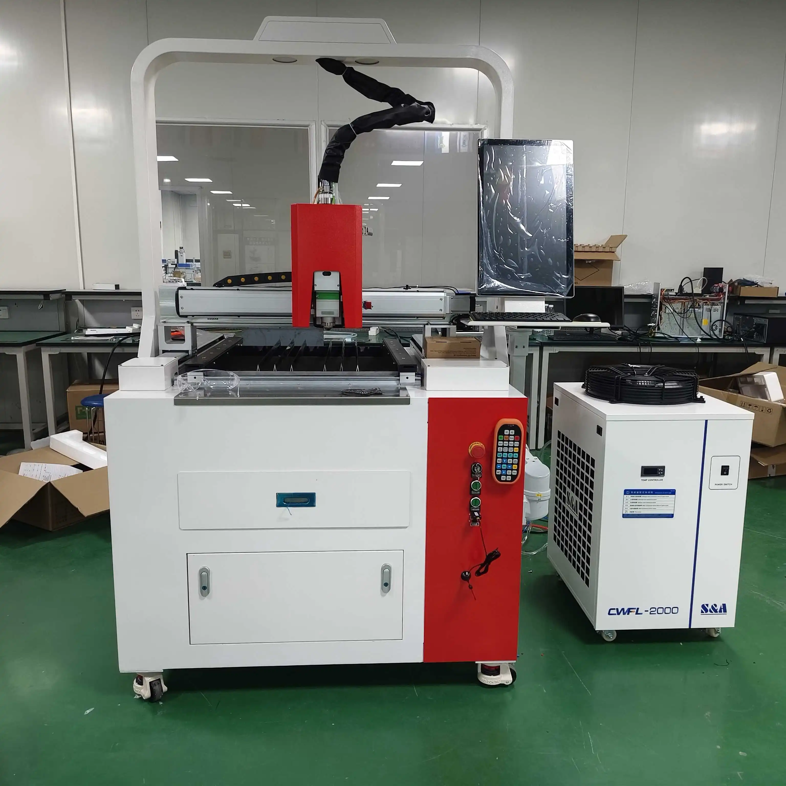 Small Size 6060 Laser Cutter Engraver 600*600mm Precision Fiber Laser ...