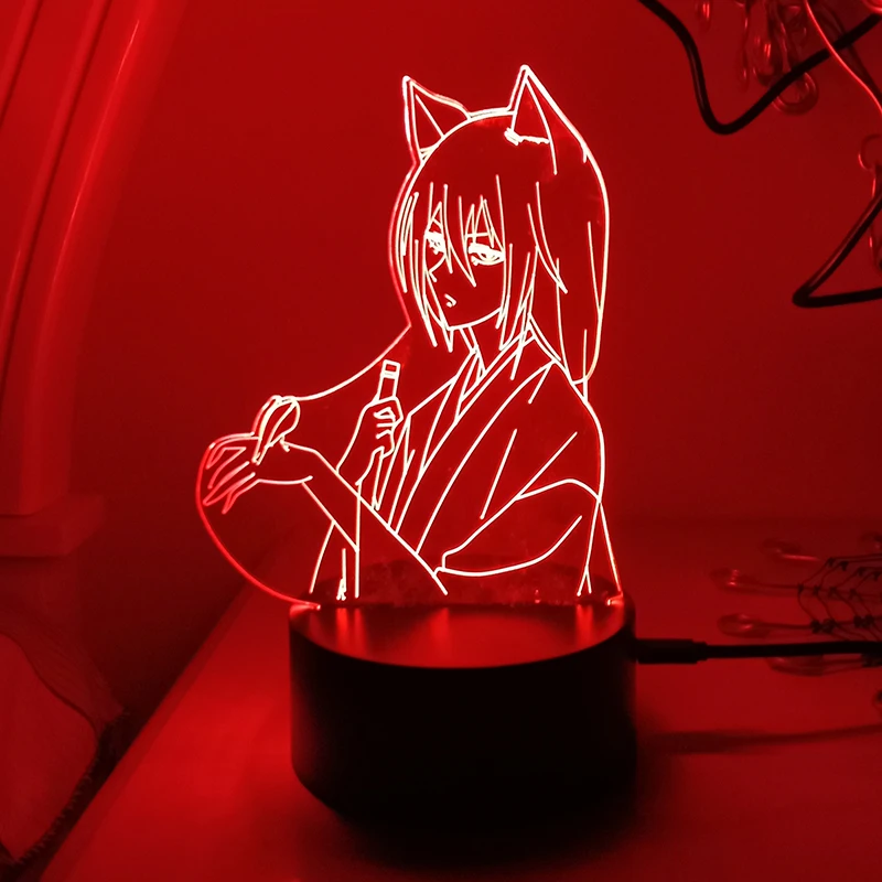 Kamiysama Kiss Tomoe 3d Led Lamp For Bedroom Manga Night Lights Anime ...