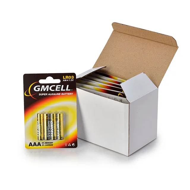 Oem Cheap Price Aaa 7 Am4 1.5v Dry Cell Primary Battery Alkaline Lr03 ...