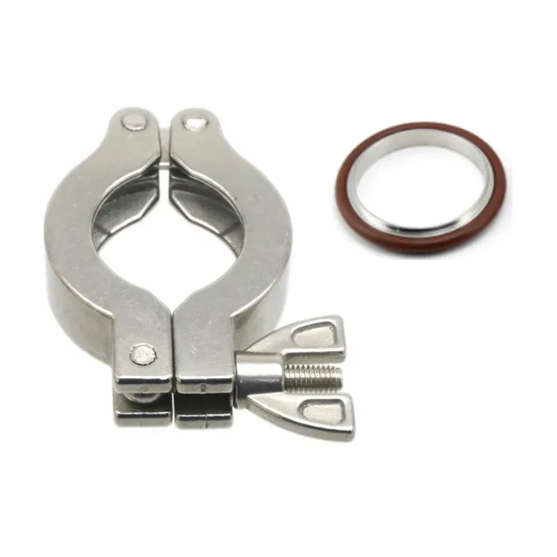 Stainless Steel Tri Clamp Vacuum Hinge Wing-nut Clamp Fitting ...