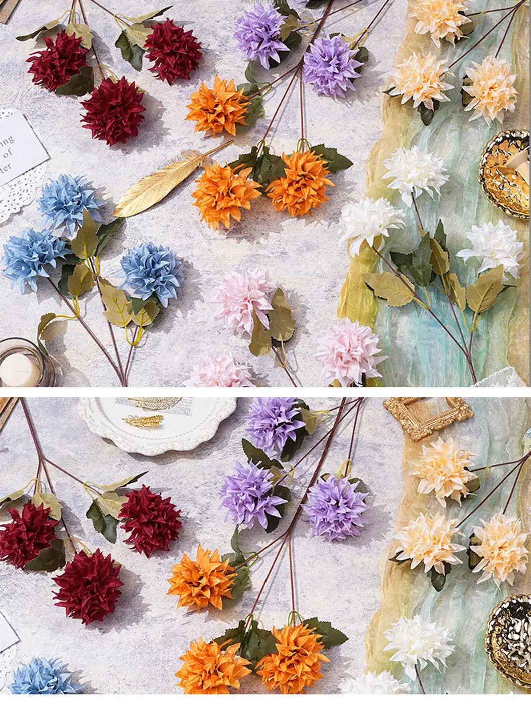 Simulation 3 Head Stabbing Ball Simulation Flower Wedding Hall ...