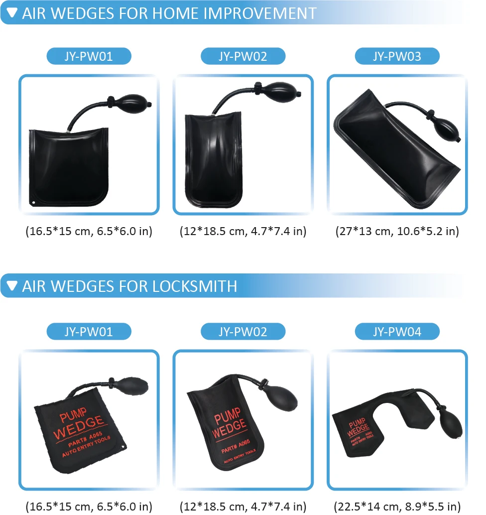Inflatable Lifting Hand Tool Winbag Air Pump Wedge Air Bag Pump Air ...