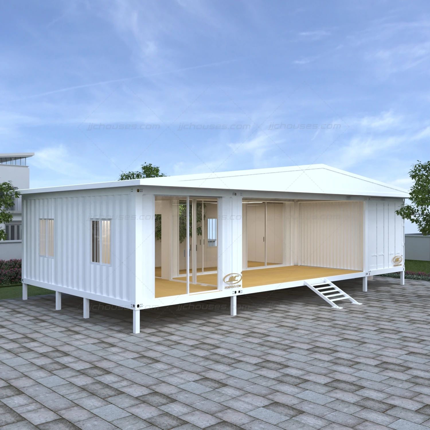 Custom Design Prefab Boarding House Plans - Modern 40ft Container