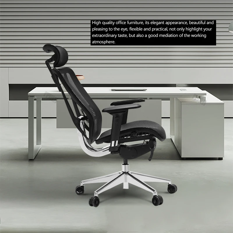 Luxury Adjustable Executive Office Chair - Ergonomic & Stylish