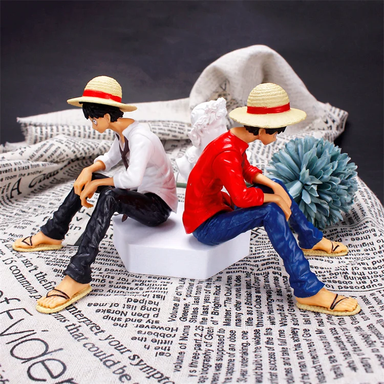Figuras Anime Version Pvc Luffy Sitting Pose One Price Figure Anime Toy ...