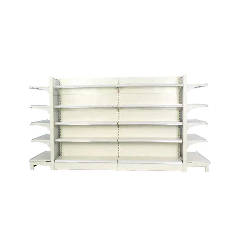 Modern Metallic Multilevel Supermarket Shelves From Factory Direct ...