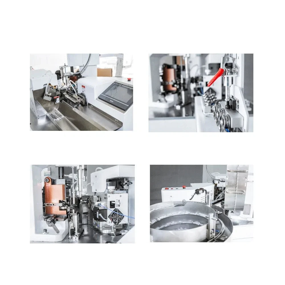 Automatic Terminal Crimping Pressing Machine And Sleeves Loading ...