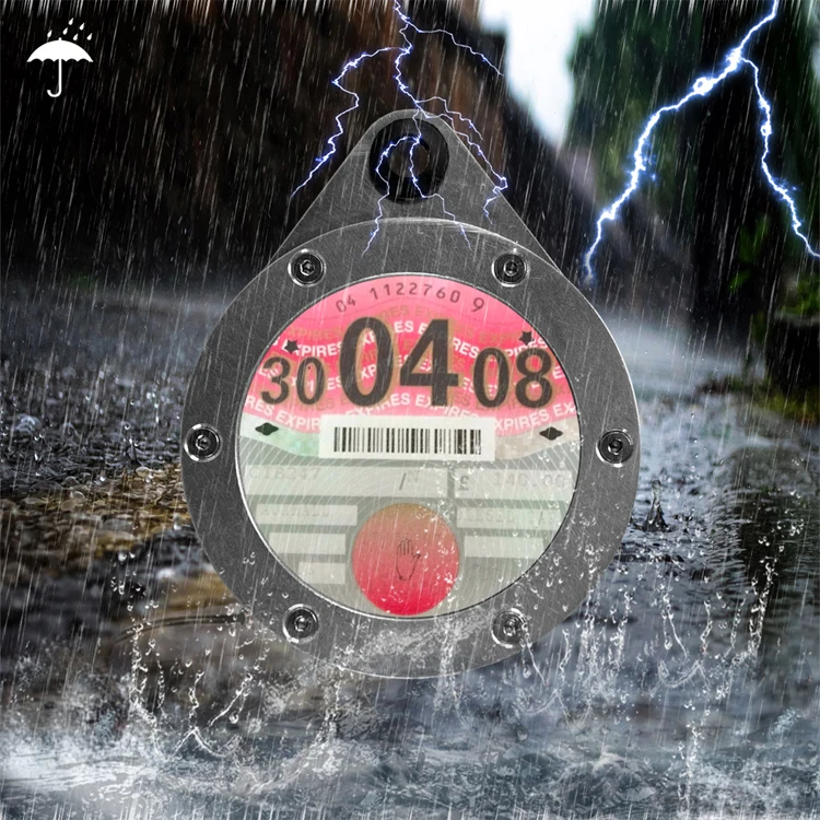 Water Drop Shaped Motorcycle Tax Disc Holder Number Plate Tail Tidy ...