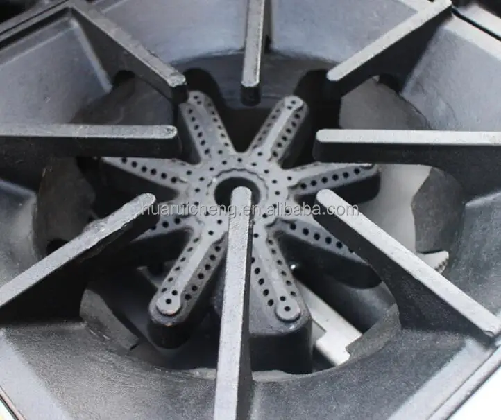 6 Burner Gas Range Stove - Quality American Style Cooker