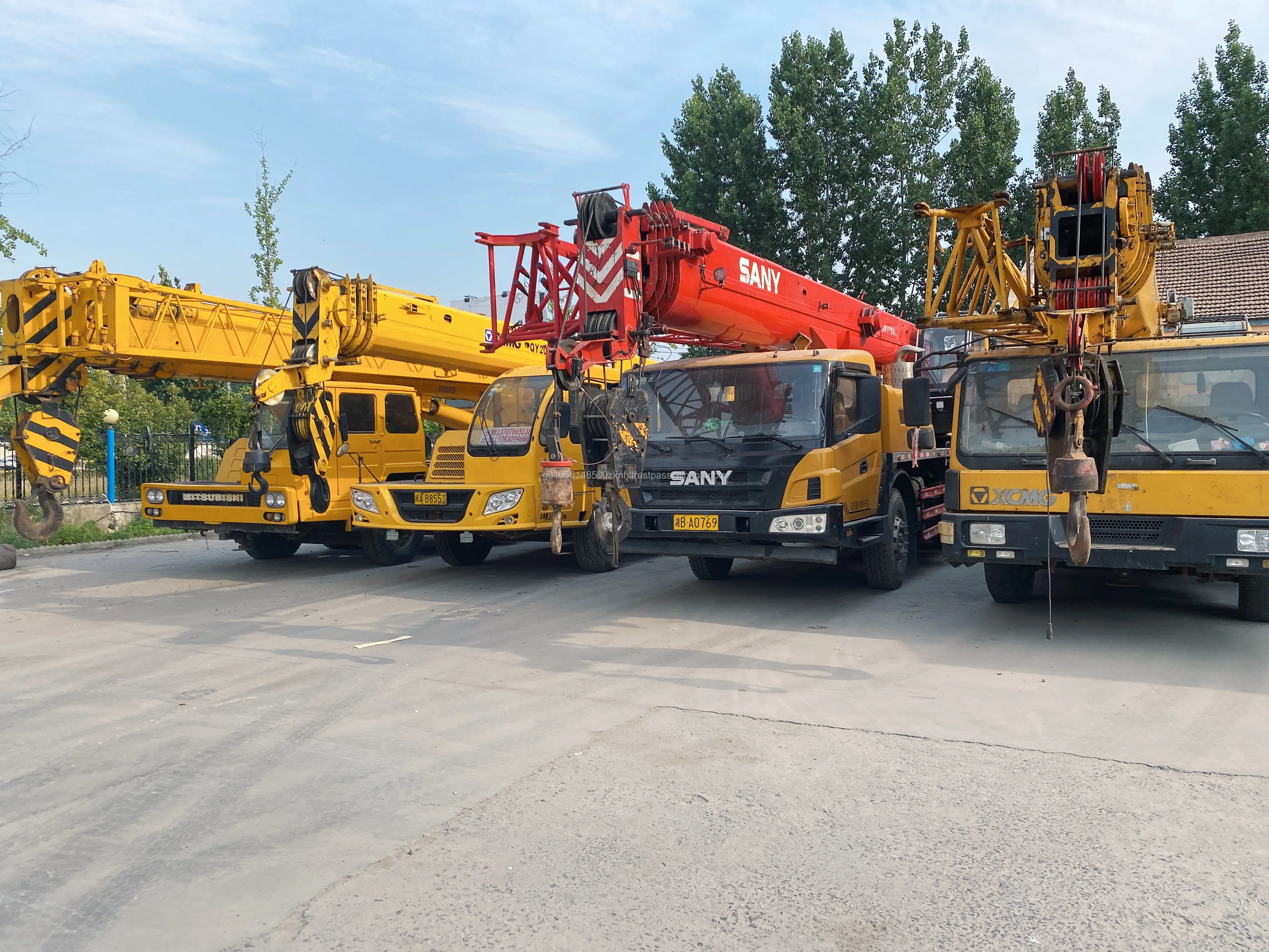 25 Ton Sany STC250C5-1 Crane - High Quality, Used Truck Crane
