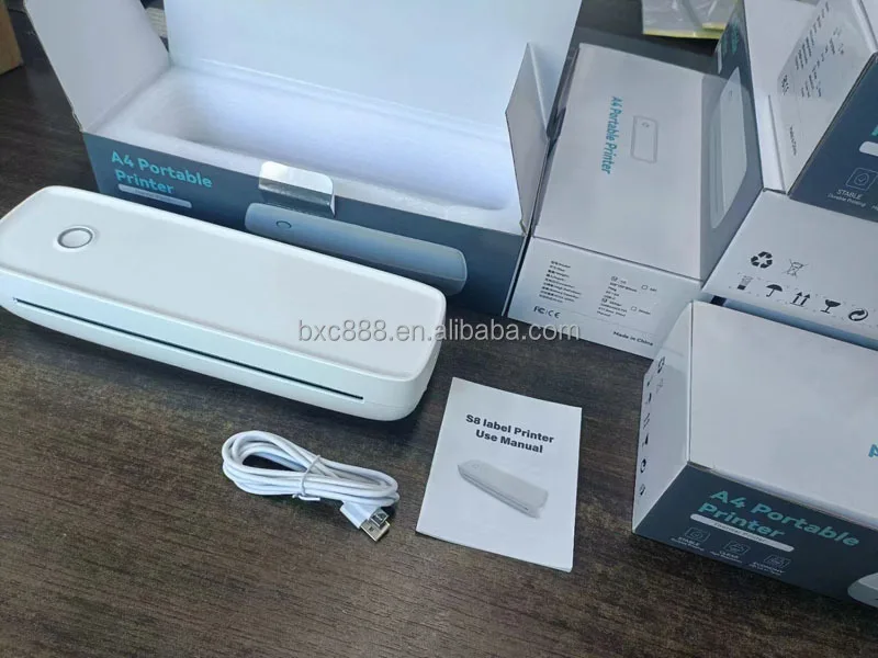 Mini Mobile Office Printer Document Blue Tooth & Usb No Ink No Printing ...