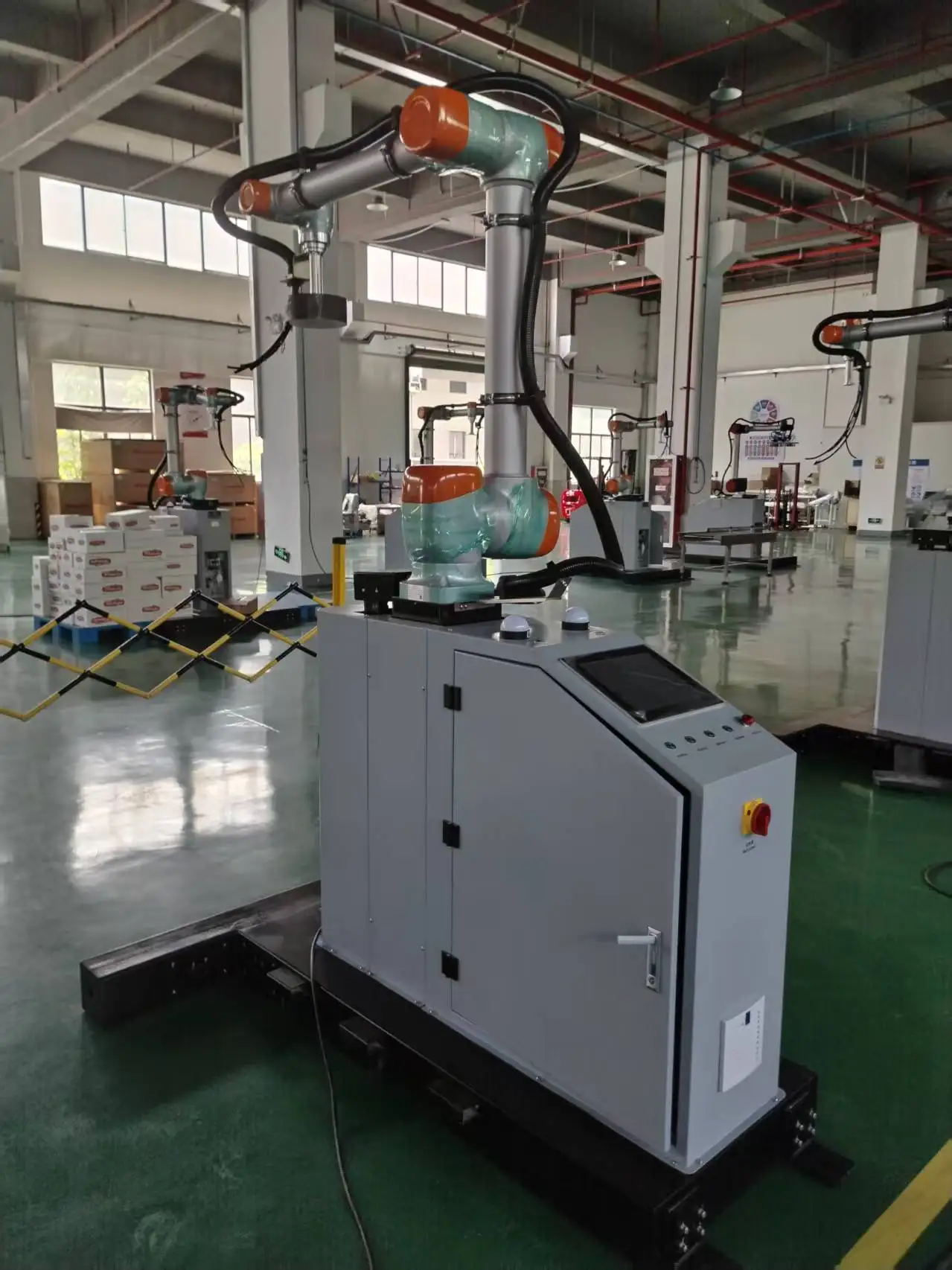 Large Load Cobot 6 Axis Collaborative Palletizing Station Can Load 20kg ...