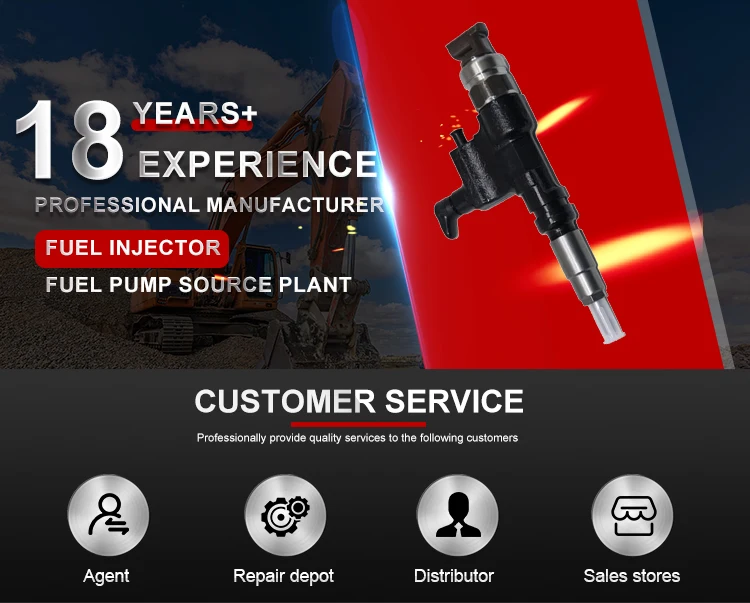 Gamen 6 Months Warranty Common Rail Fuel Injector 095000-6510 095000 ...