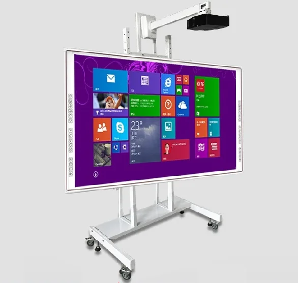 Yjzn 96 Inch Infrared 20 Points Finger Multi Touch Smart Board Interactive Electronic Whiteboard ...