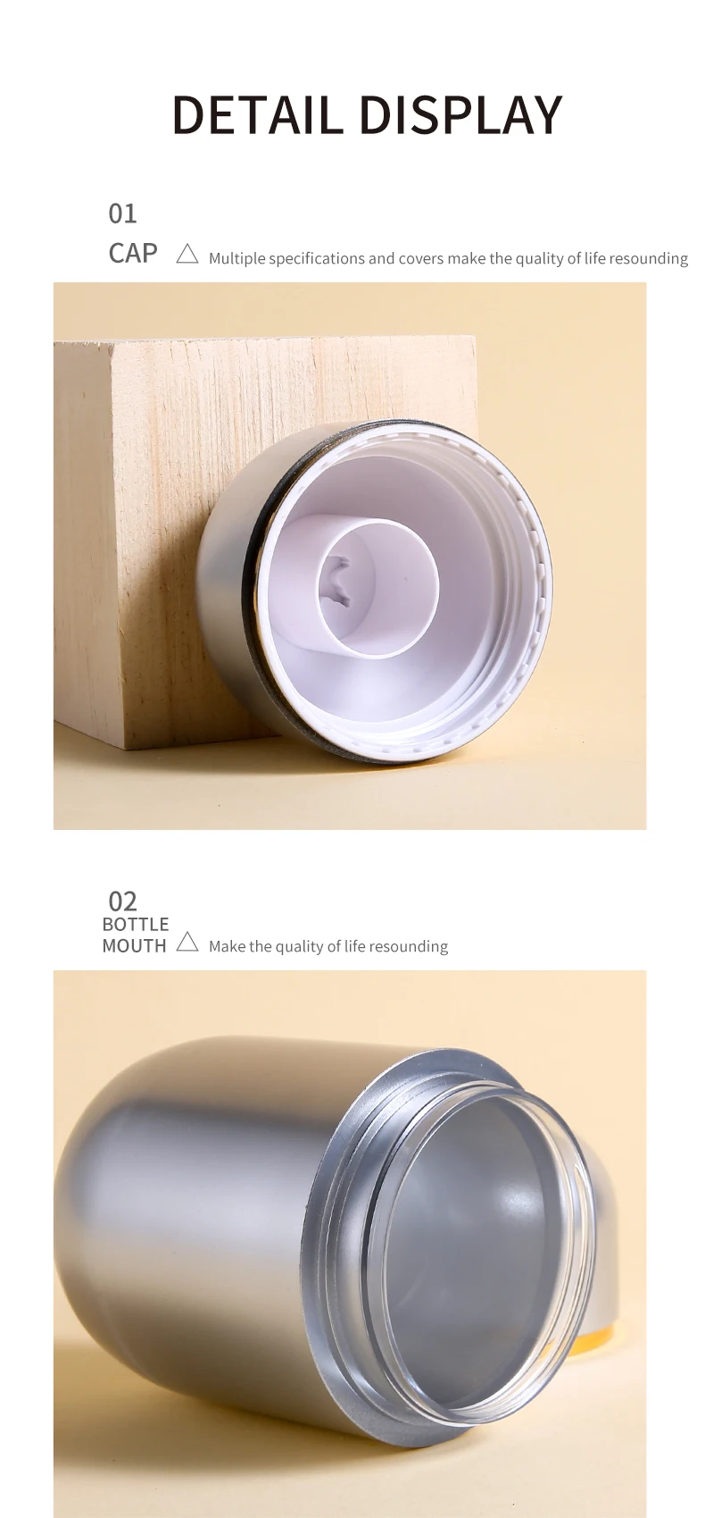 Custom PS Bullet Luxury Capsules Bottles Pharmaceuticals Bottle Like ...