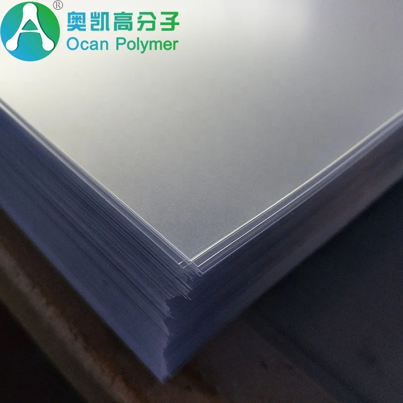 Transparent Frosted Matt Film Pvc Sheets For Business Cards Printing ...