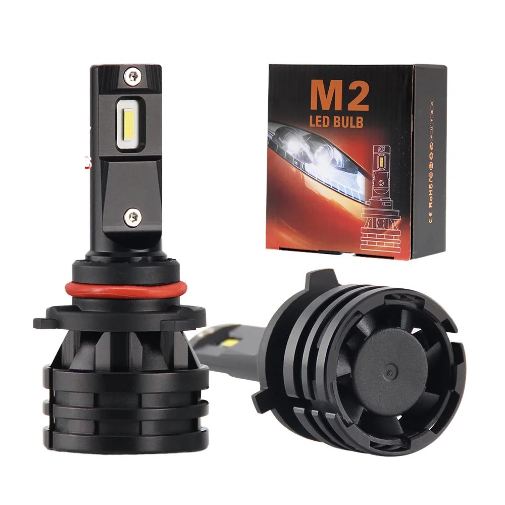 Mini M2 16000lm H4 LED Car Headlight 12v 24v Auto H4 Cool White Light ...