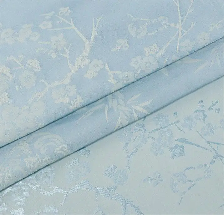Customized Print Elastic Acetate-like Jacquard Satin Fabric 97% ...