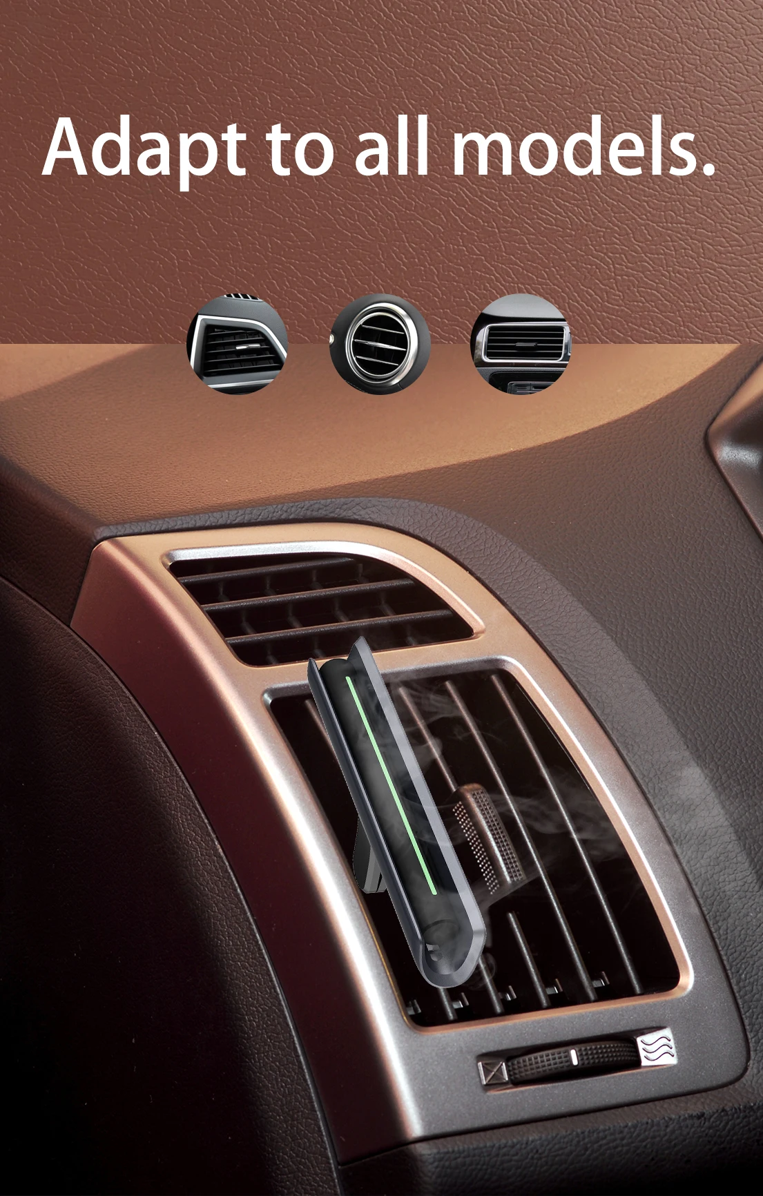 Wholesale Custom LOGO Mini Custom Car Fragrance Diffuser Car Perfume ...