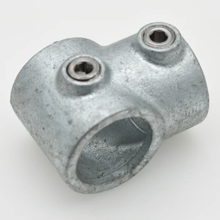 Malleable Cast Iron Pipe Clamp Fittings Short Tee with Screw for Tube ...