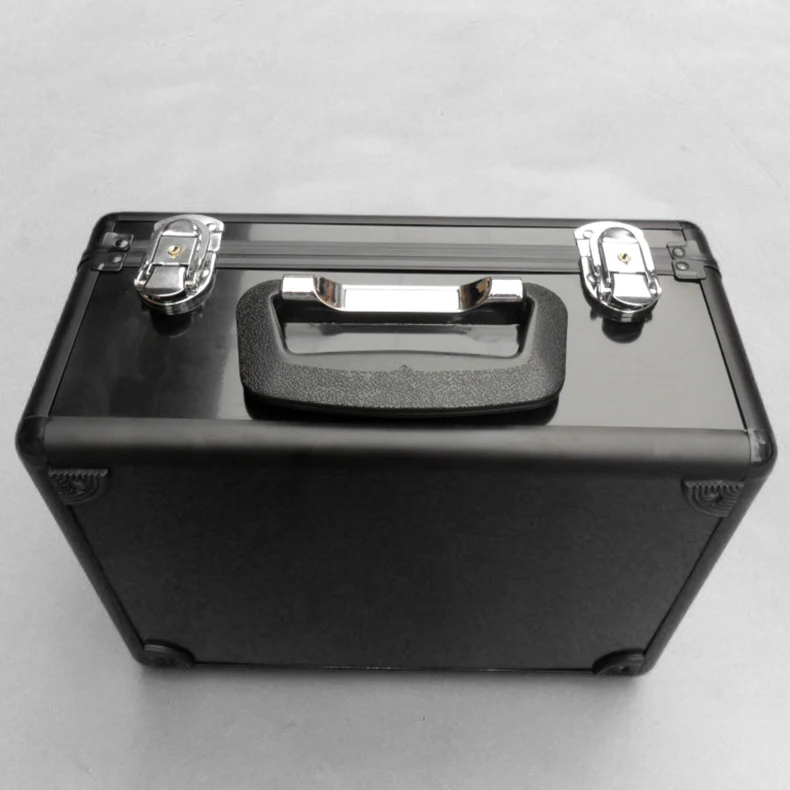 Multi Display Aluminum Briefcase Portable Tool Case With Clear Acrylic ...