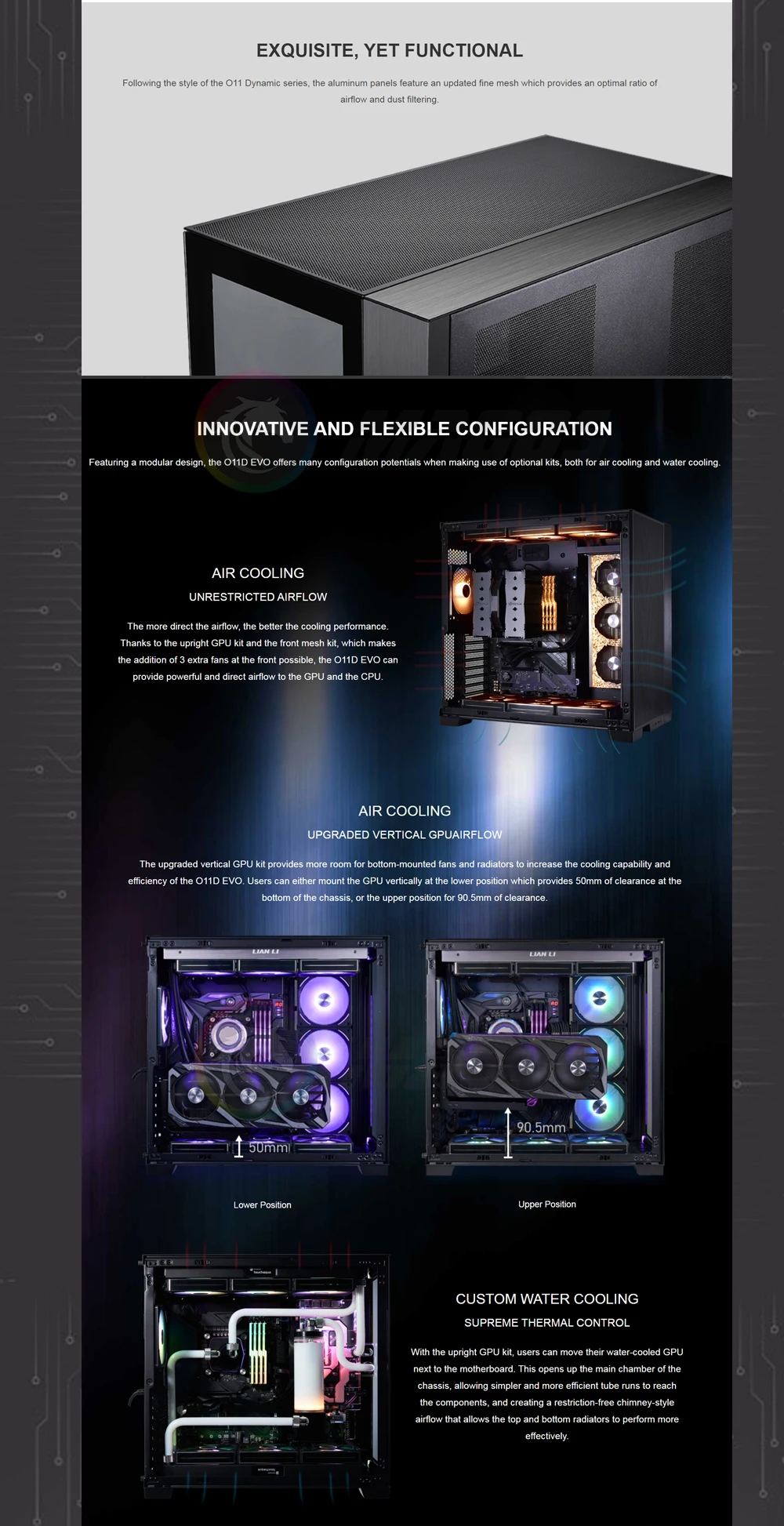Lian Li O11 Dynamic EVO Case - Ideal for ATX & E-ATX Boards