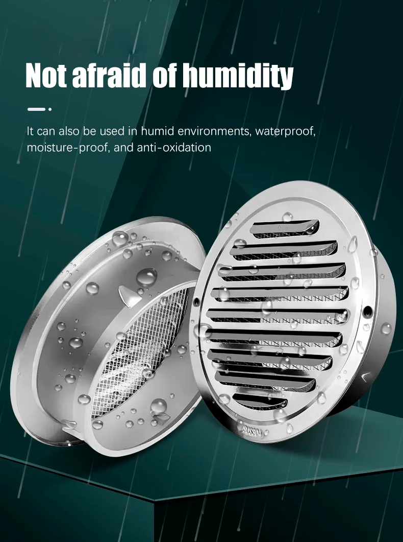 Stainless Steel Air Vents by Vairtech - Durable & Easy Install