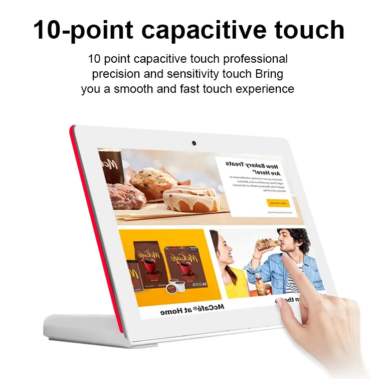 L Shape Android Tablet for Bank Hotel Restaurant Portrait Touch Screen ...