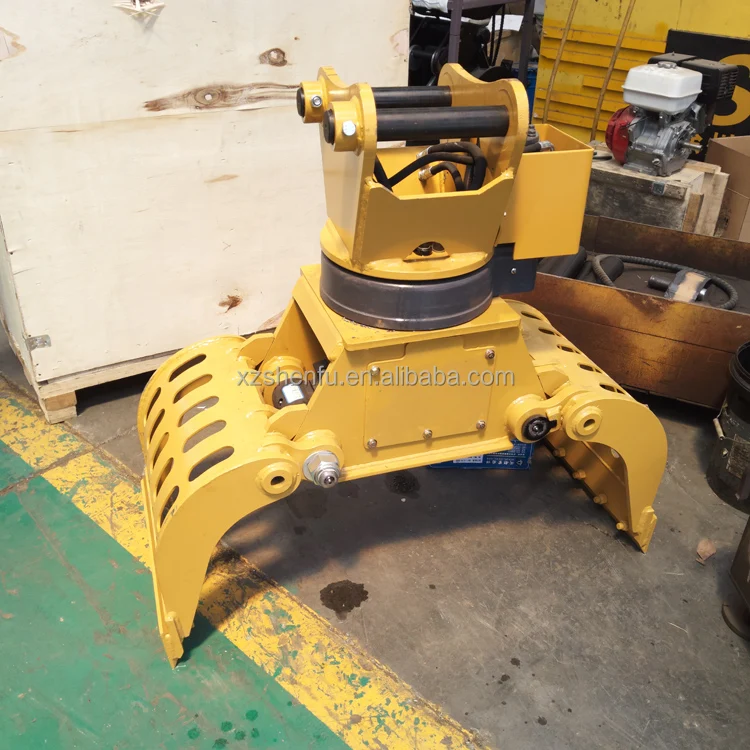 Mini Excavator Hydraulic Attachment Digger Sorting Grabber - Buy Mini ...