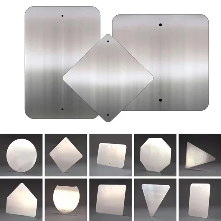 ZT Aluminium Sublimation Metal Blank Road Signs for Traffic