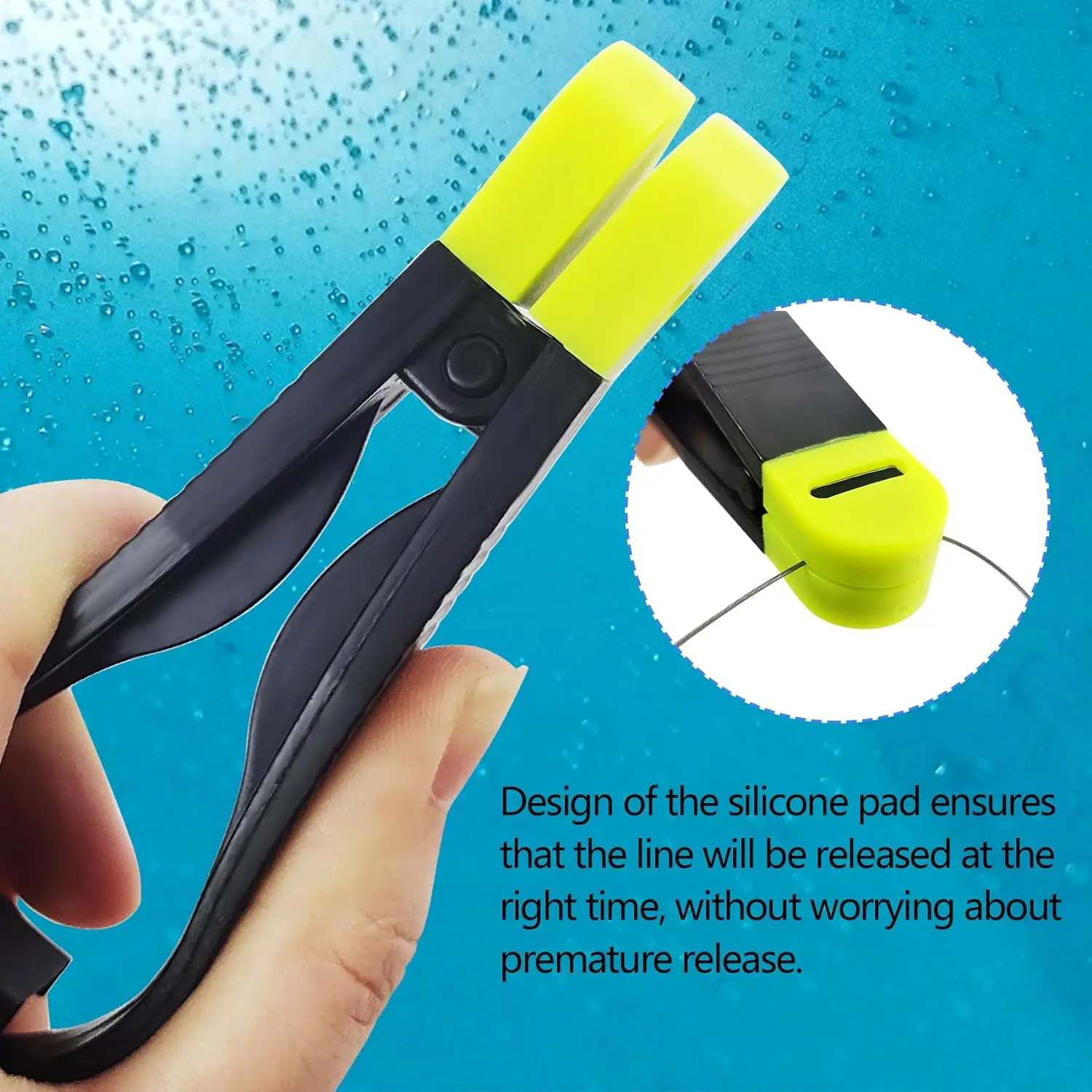 Downrigger Line Release Clips, 18-Inch Leader with Snap, Release Clips ...
