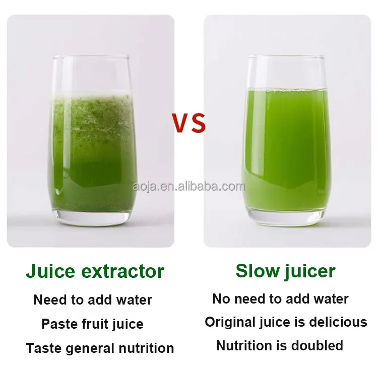 AOJA Slow Masticating Juicer Machine Great Hands Free Large Feeder ...