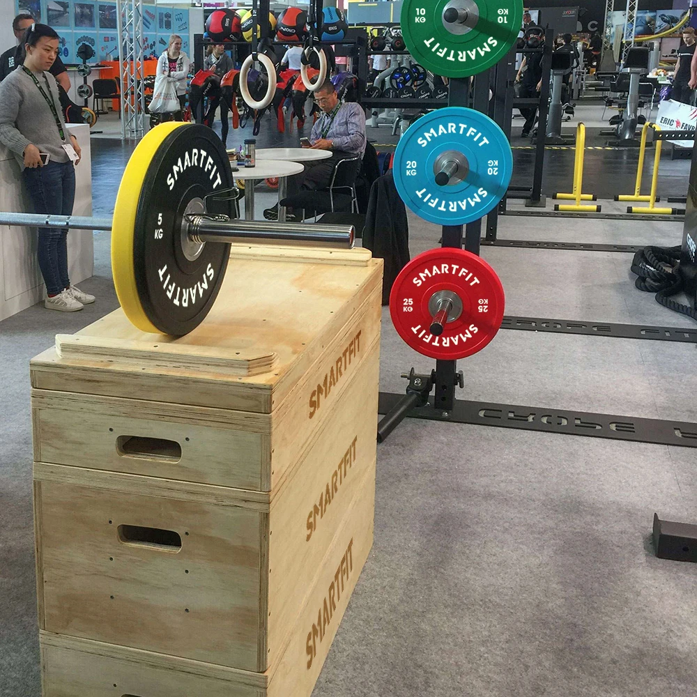 SMARTFIT Weightlifting Platform - Stackable Jerk Blocks
