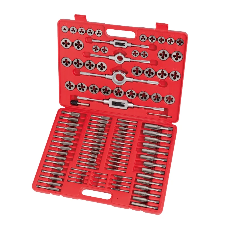 TOMAC 110pcs Professional Metric Tap and Die Set Adjustable Manual Tap ...
