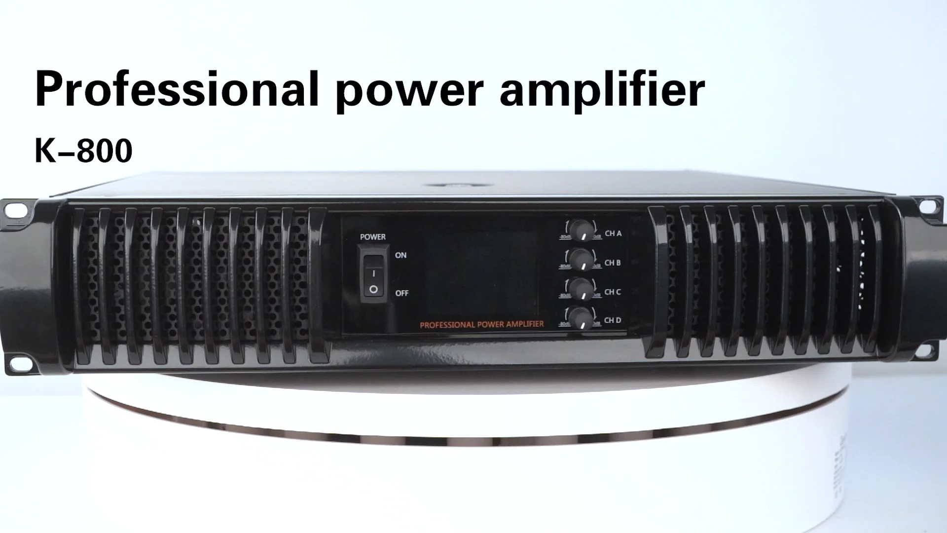 K800 New High Quality 4 Channels High Power Output 800w*4 Amplifier ...