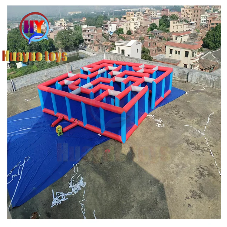 Custom Made Inflatable Maze/inflatable Labyrinth Maze/inflatable Laser ...