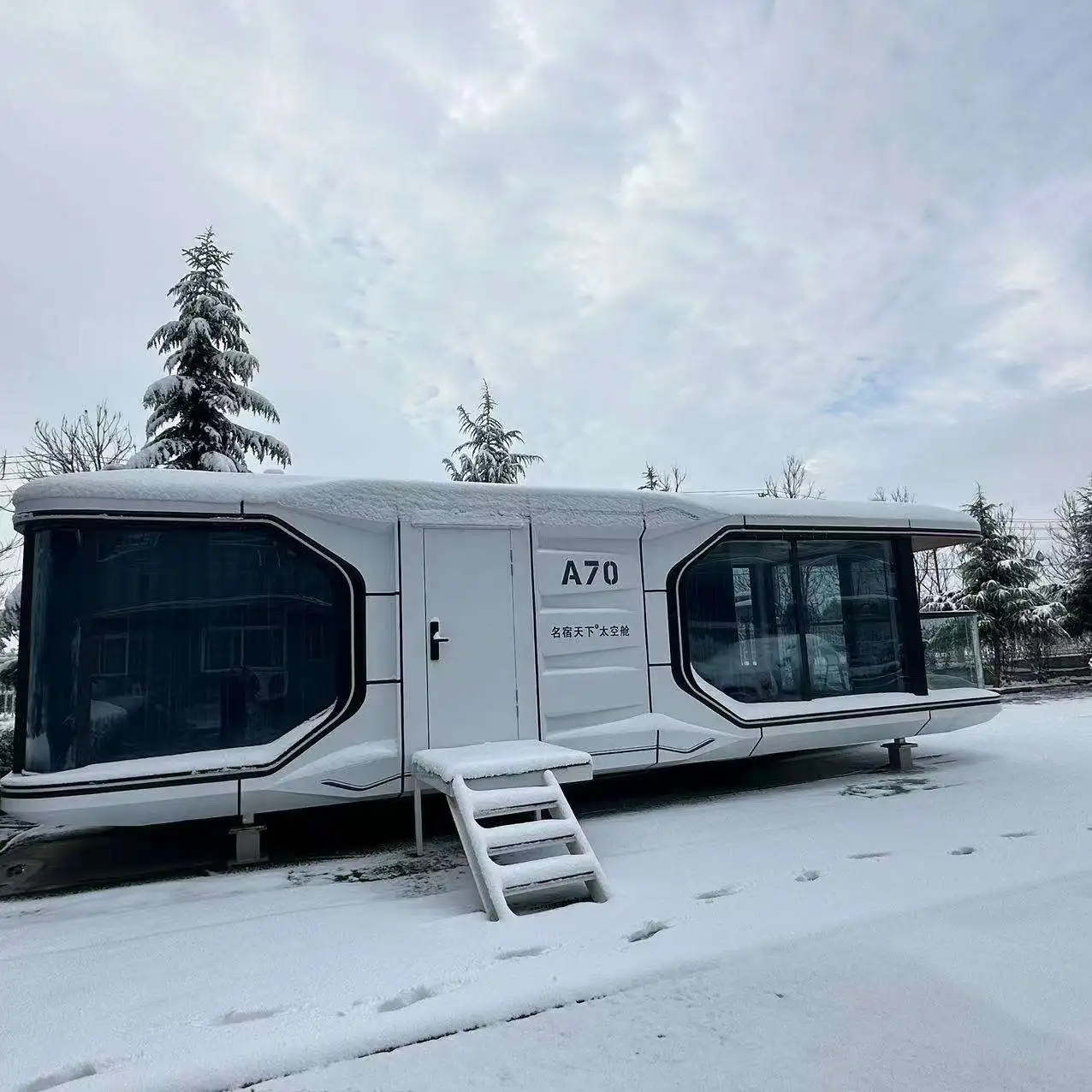 Luxury Modern Mobile Home Modular Home Small Float Family Small House ...