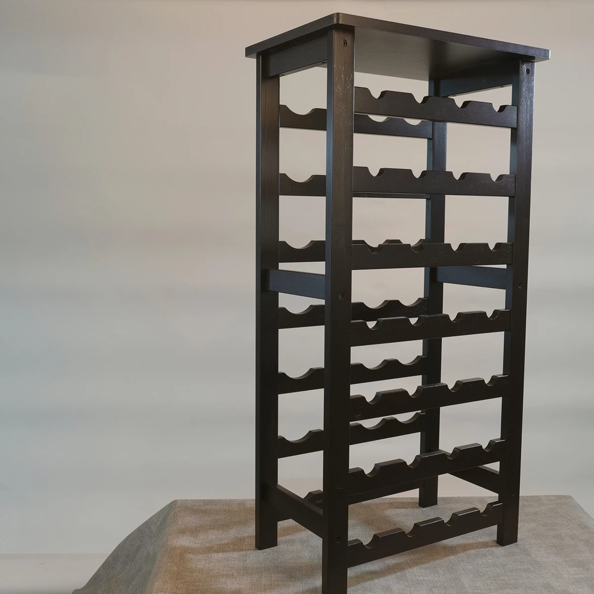 2024 Display Shelf Wooden Red Wine Rack 7 Tier Free Standing Wine ...