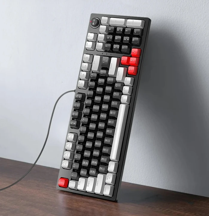 T50 Optical Switch Wired RGB Macro Gaming Mechanical Keyboard with 97 ...