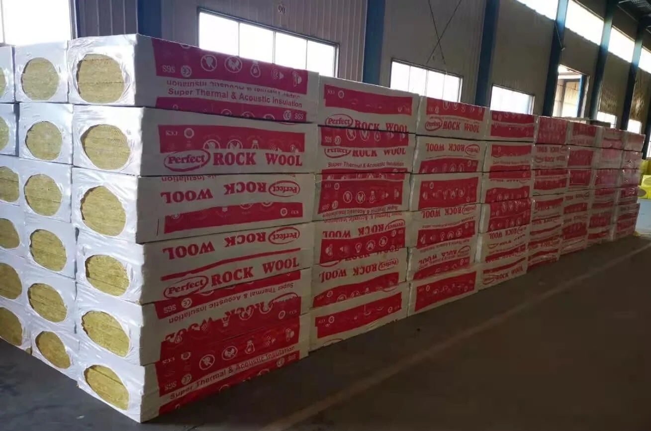 Mineral Thermal Insulation Rock Stone Wool 100kg/m3 50mm Roxul Quality ...