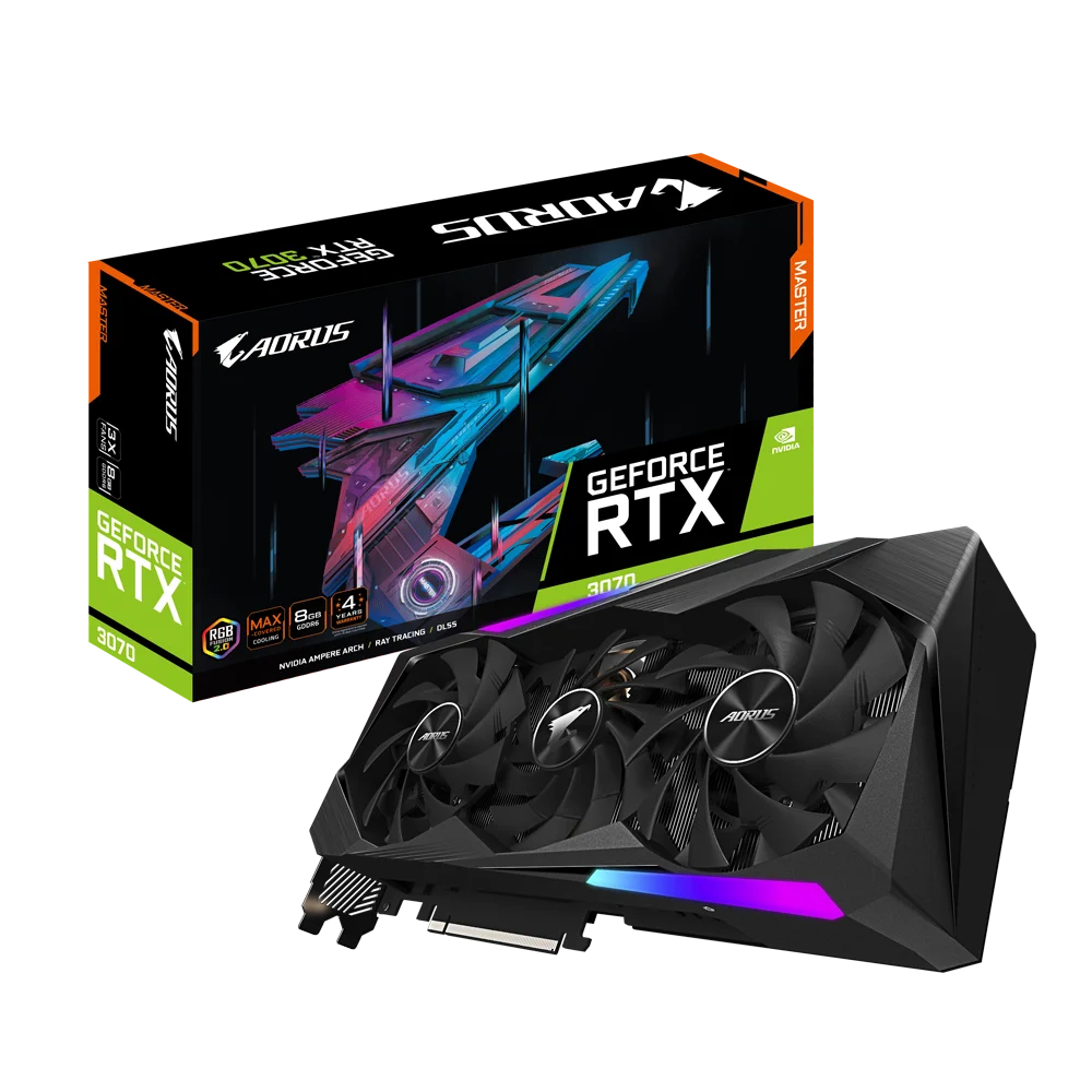 Good Quality Used AORUS RTX 3070 MASTER 8G Used Graphics Card Used RTX ...
