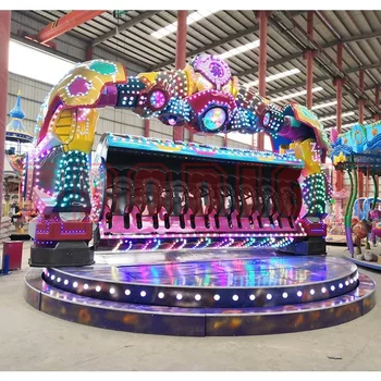 Fairground Attraction 16 Seats 360 Degree Rotating Robocop Ride ...