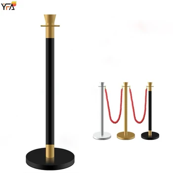 Crown Stainless Steel Rope Stands Gold Railing Stand Pole Stanchion ...