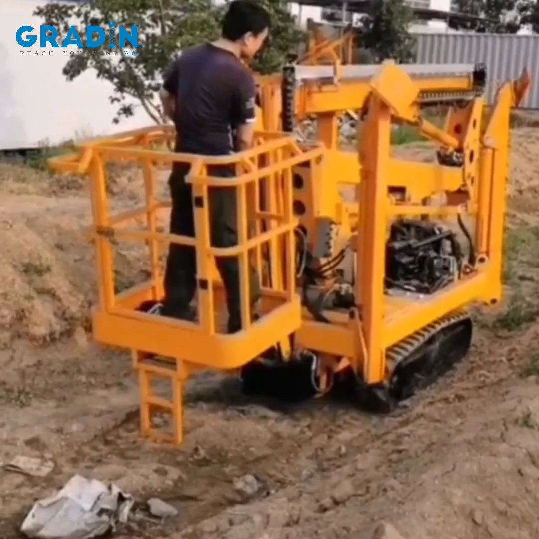 8-20m Electro-hydraulic Aerial Work Platform Self-propelled Ascendant ...