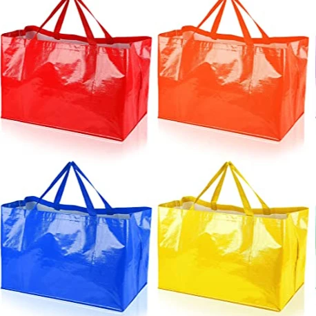 Large Reusable Pp Woven Bags Reusable Shopping Heavy Custom Printing ...