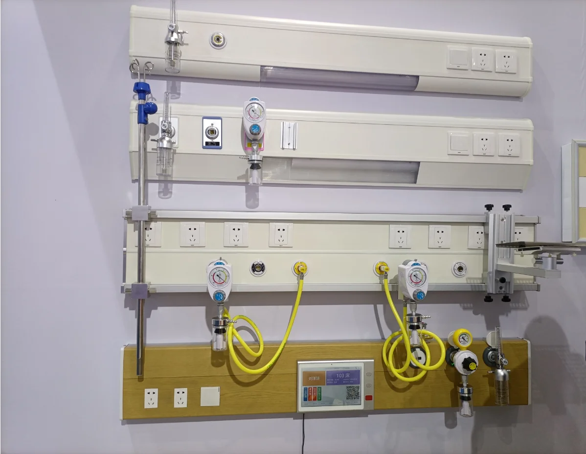 Customized Hospital Bed Head Unit Price with Gas Outlet for ICU Patient ...